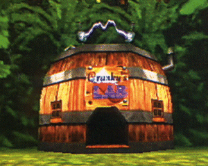 File:Cranky's Lab DK64 exterior.png - Super Mario Wiki, the Mario ...