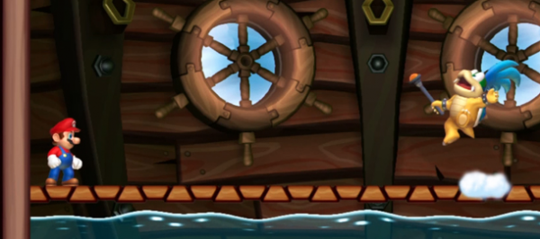 File:NSMBU Larry Castle Battle.png - Super Mario Wiki, the Mario ...