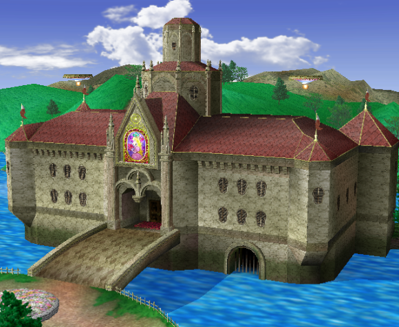 File:Princess Peach's Castle Melee.png - Super Mario Wiki, the Mario ...