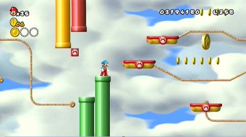 File:NSMBW World 7-4 Screenshot.png - Super Mario Wiki, the Mario ...