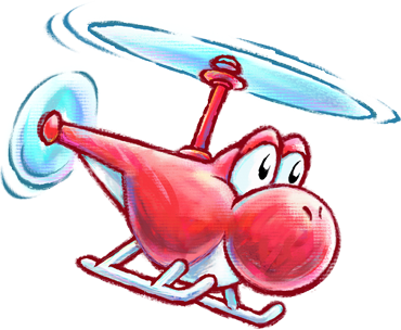 File:Yoshi's New Island - Yoshi Helicopter.png - Super Mario Wiki, the ...