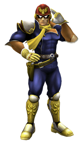 File:Captain Falcon Sprite SSBB.png - Super Mario Wiki, the Mario ...