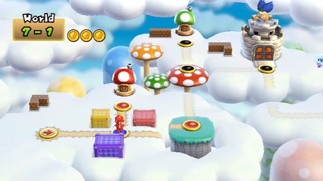 File:NSMBW World 7 Map.png - Super Mario Wiki, the Mario encyclopedia