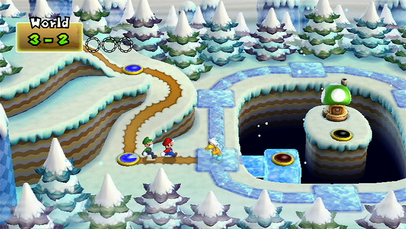 File:NSMBW World 3 Map.png - Super Mario Wiki, the Mario encyclopedia