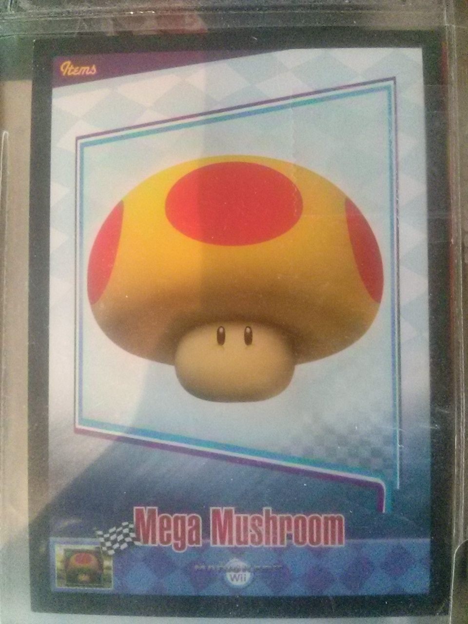 File:MKW Mega Mushroom Trading Card.jpg - Super Mario Wiki, the Mario ...