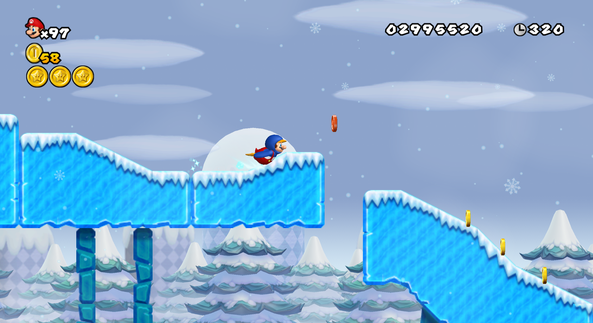 File:NSMBW World 3-1 Screenshot.png - Super Mario Wiki, the Mario ...