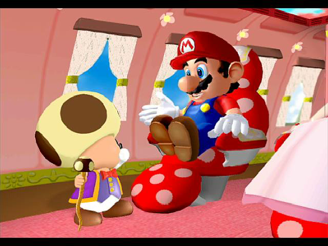 File:SMS Toadsworth greets Mario on plane.png - Super Mario Wiki, the ...