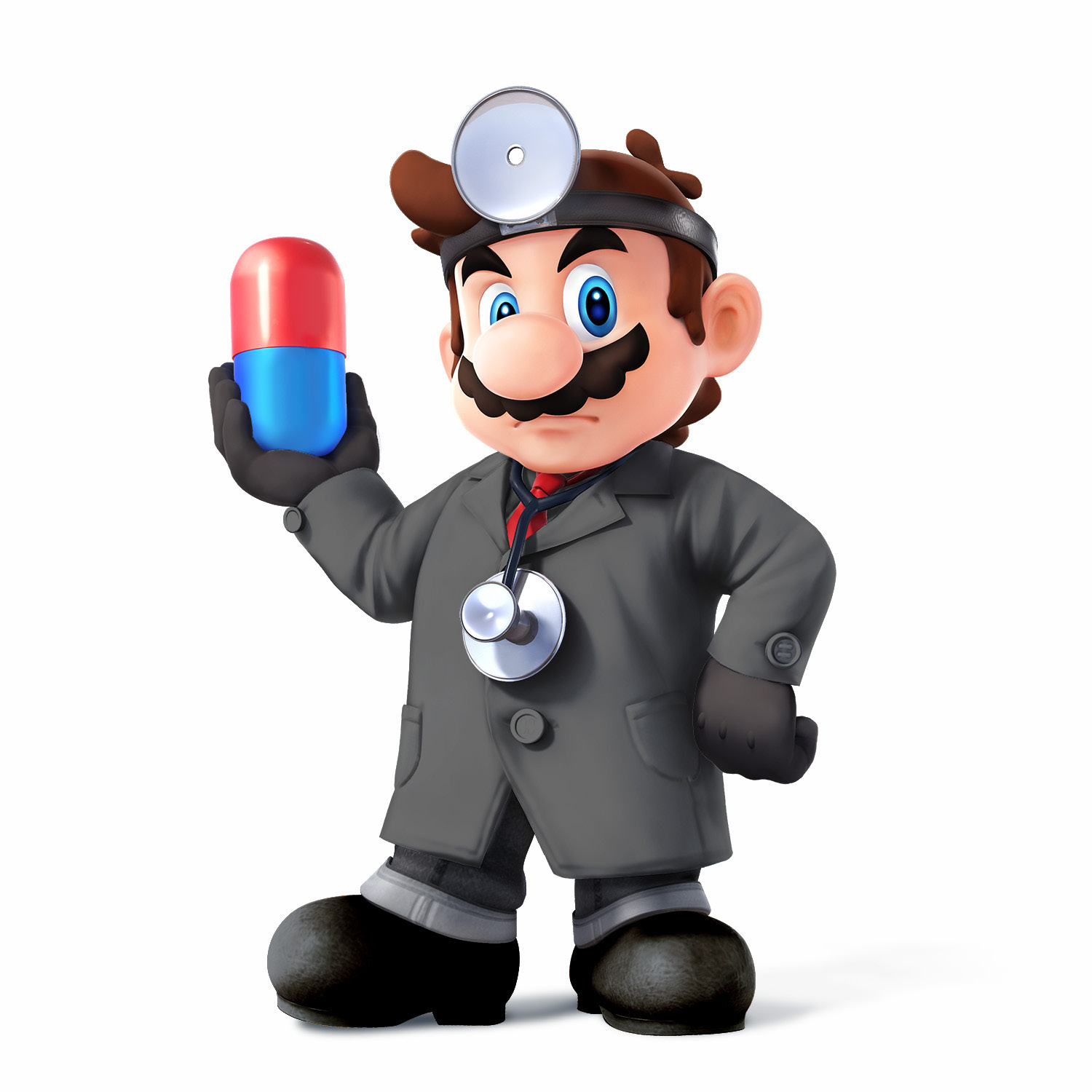 File:Dr Mario SSB4 Artwork - Black.jpg - Super Mario Wiki, the Mario ...