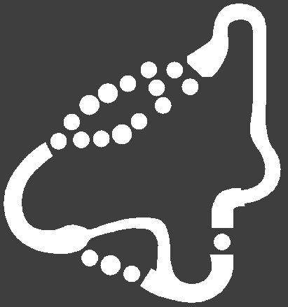 File:Mushroom Gorge MKWii layout.png - Super Mario Wiki, the Mario ...