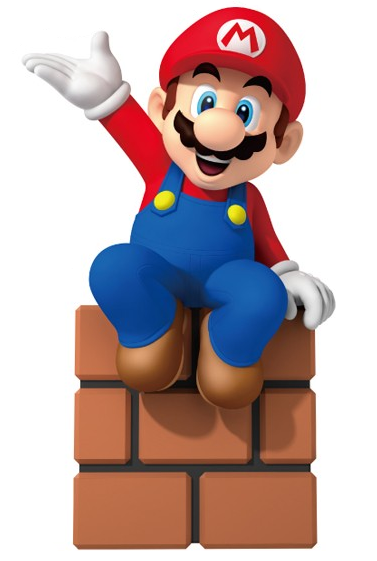 File:Mariositsonblock.png - Super Mario Wiki, the Mario encyclopedia