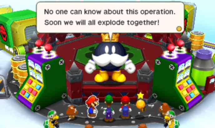 File:M&L Paper Jam King Bob-omb.png - Super Mario Wiki, the Mario ...