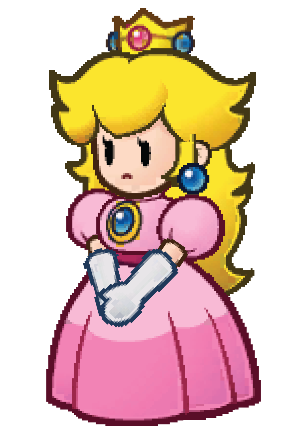 File Pmttyd Peach Sprite Png Super Mario Wiki The Mario Encyclopedia