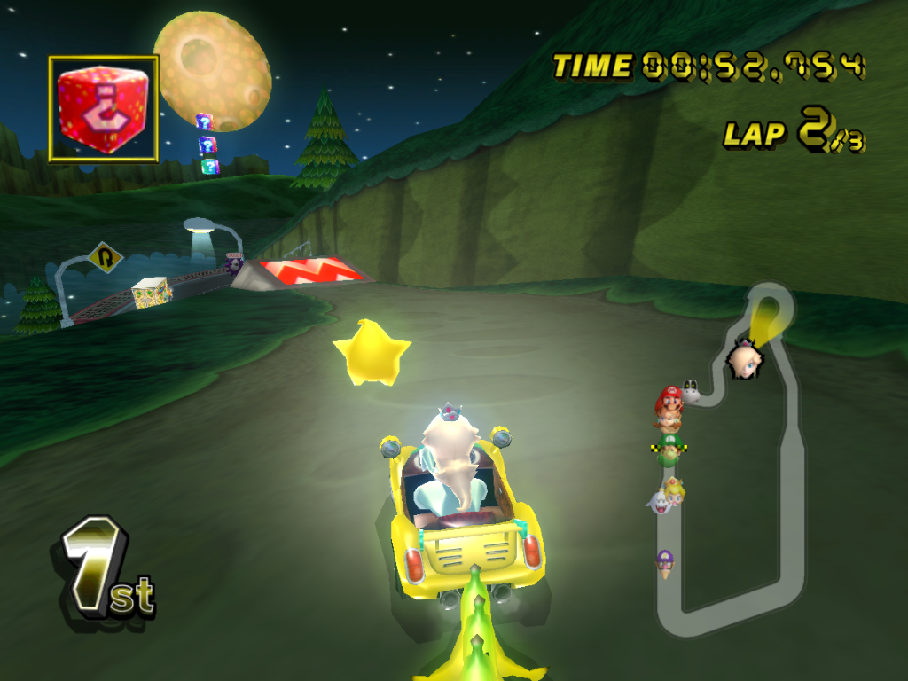 File:MKW Moonview Highway Secret Ramp.png - Super Mario Wiki, the Mario ...