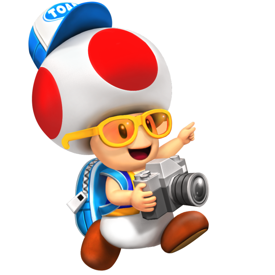 File:MKT Artwork ToadTourist.png - Super Mario Wiki, the Mario encyclopedia