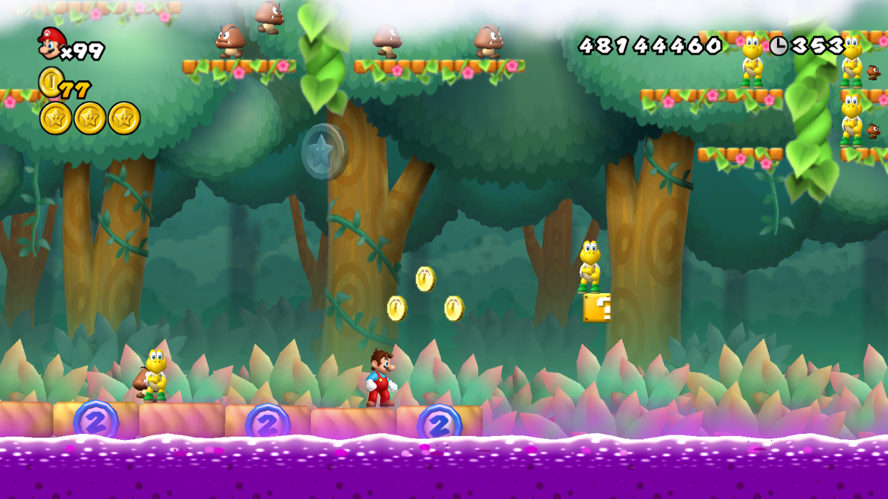 File:NSMBW World 5-4 Screenshot.png - Super Mario Wiki, the Mario ...