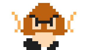File:SMM-SMB-Goomba-Wings.png - Super Mario Wiki, the Mario encyclopedia