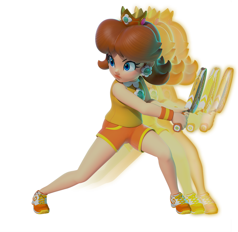 File:Daisy - TennisAces.png - Super Mario Wiki, the Mario encyclopedia