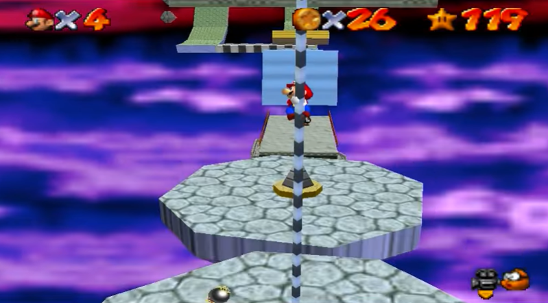 File:SM64 Sky Pole.png - Super Mario Wiki, the Mario encyclopedia
