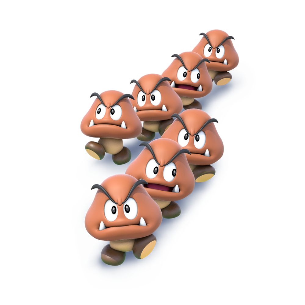 File:Goombas - MarioPartyStarRush.png - Super Mario Wiki, the Mario ...