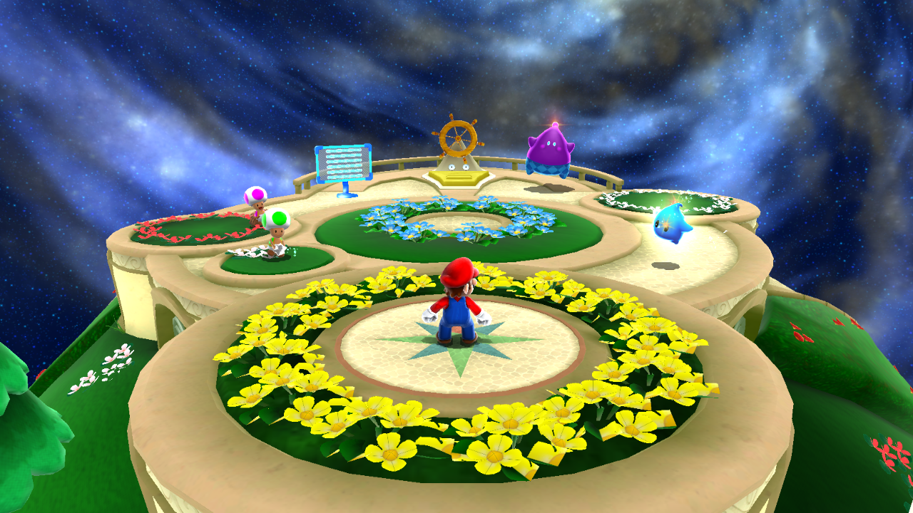 File:SMG2 Starship Mario Screenshot.png - Super Mario Wiki, the Mario ...