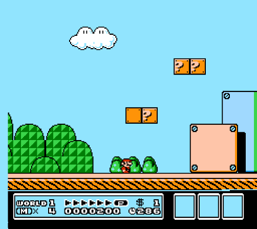 File:Super Mario Bros 3 Empty Block Screenshot.png - Super Mario Wiki ...