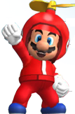 File:Propeller Mario ingame model.png - Super Mario Wiki, the Mario ...