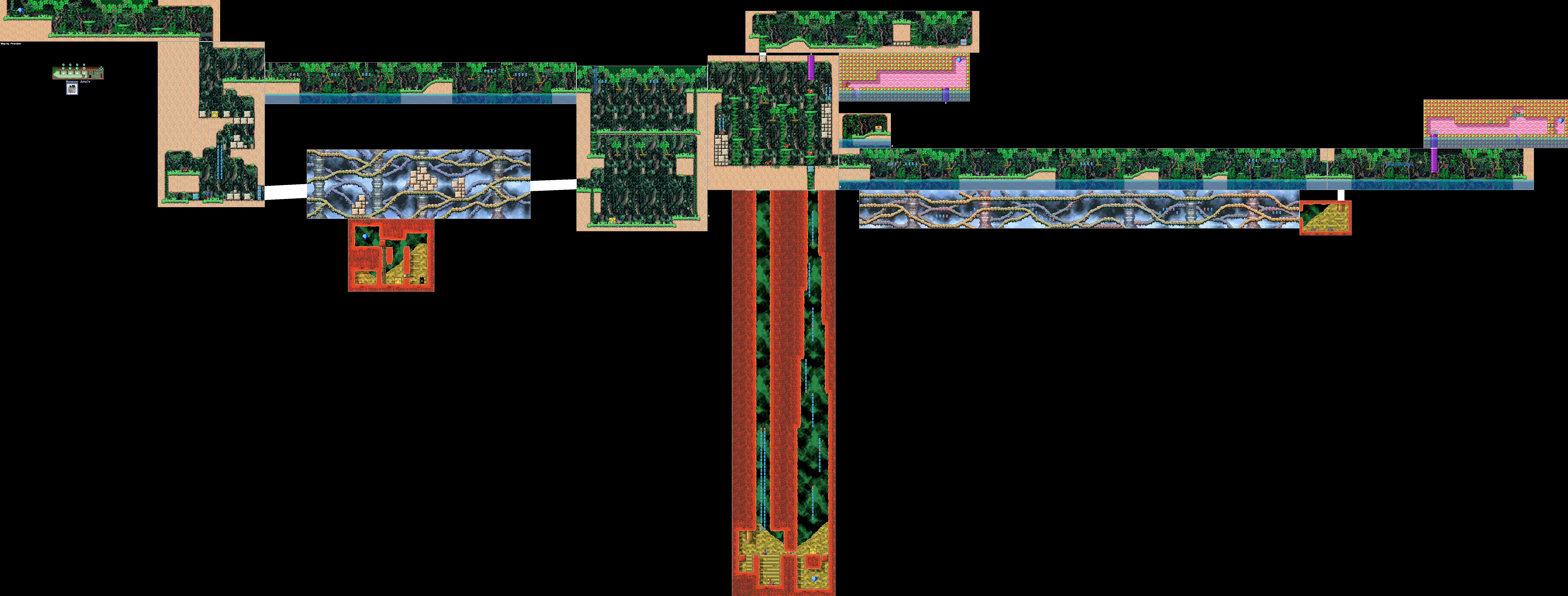 File:WL4 MonsoonJungle Map.png - Super Mario Wiki, the Mario encyclopedia