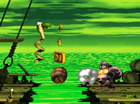 File:Rattle Battle DKC2 shot 2.png - Super Mario Wiki, the Mario ...