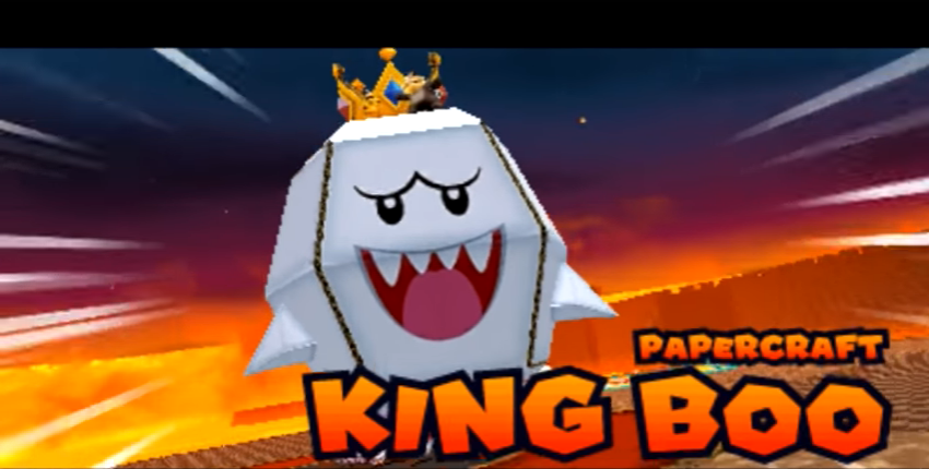 File:King Boo Papercraft.png - Super Mario Wiki, the Mario encyclopedia