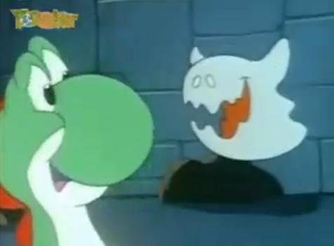 File:SMWTV Yoshi and Boo.jpg - Super Mario Wiki, the Mario encyclopedia