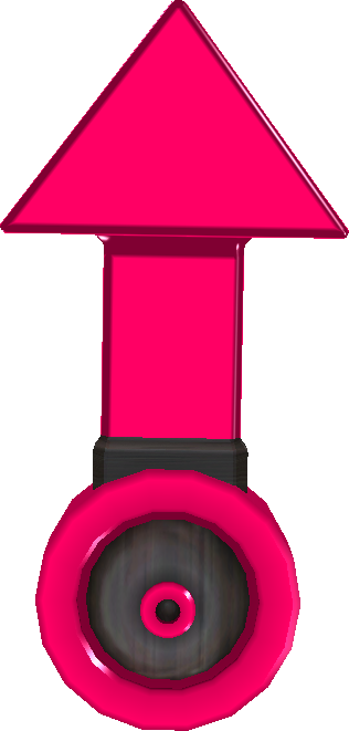 File:SMG Asset Model Gravity Arrow (Red).png - Super Mario Wiki, the ...