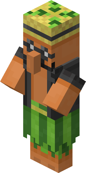 File:Minecraft Mario Mash-Up Priest Villager Render.png - Super Mario ...