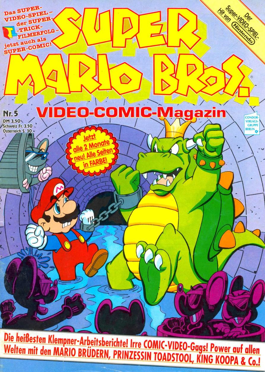 Super Mario Bros. Video-Comic-Magazin Nr. 5 - Super Mario Wiki, the ...