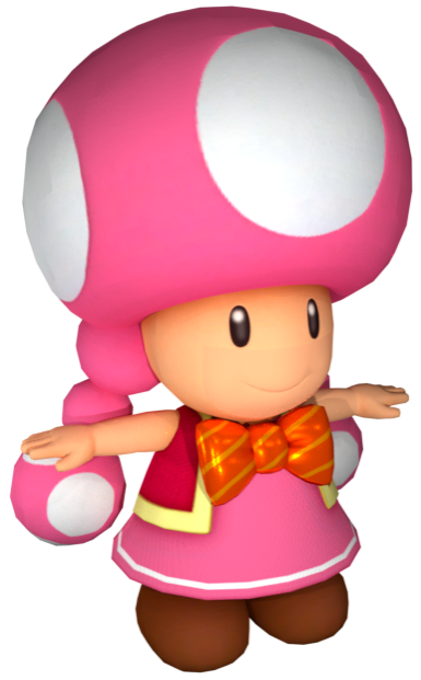 File:SMPToadetteModel.png - Super Mario Wiki, the Mario encyclopedia