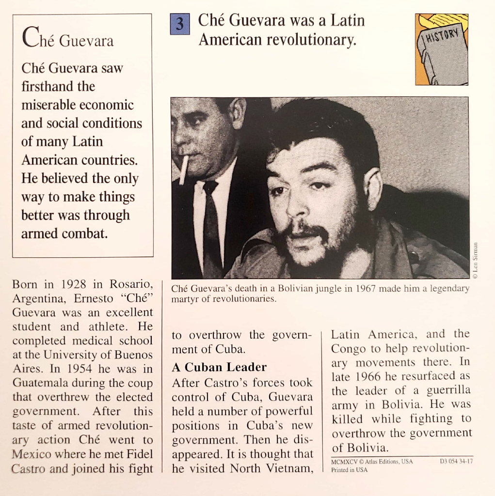 File:Che Guevara quiz card back.png - Super Mario Wiki, the Mario ...