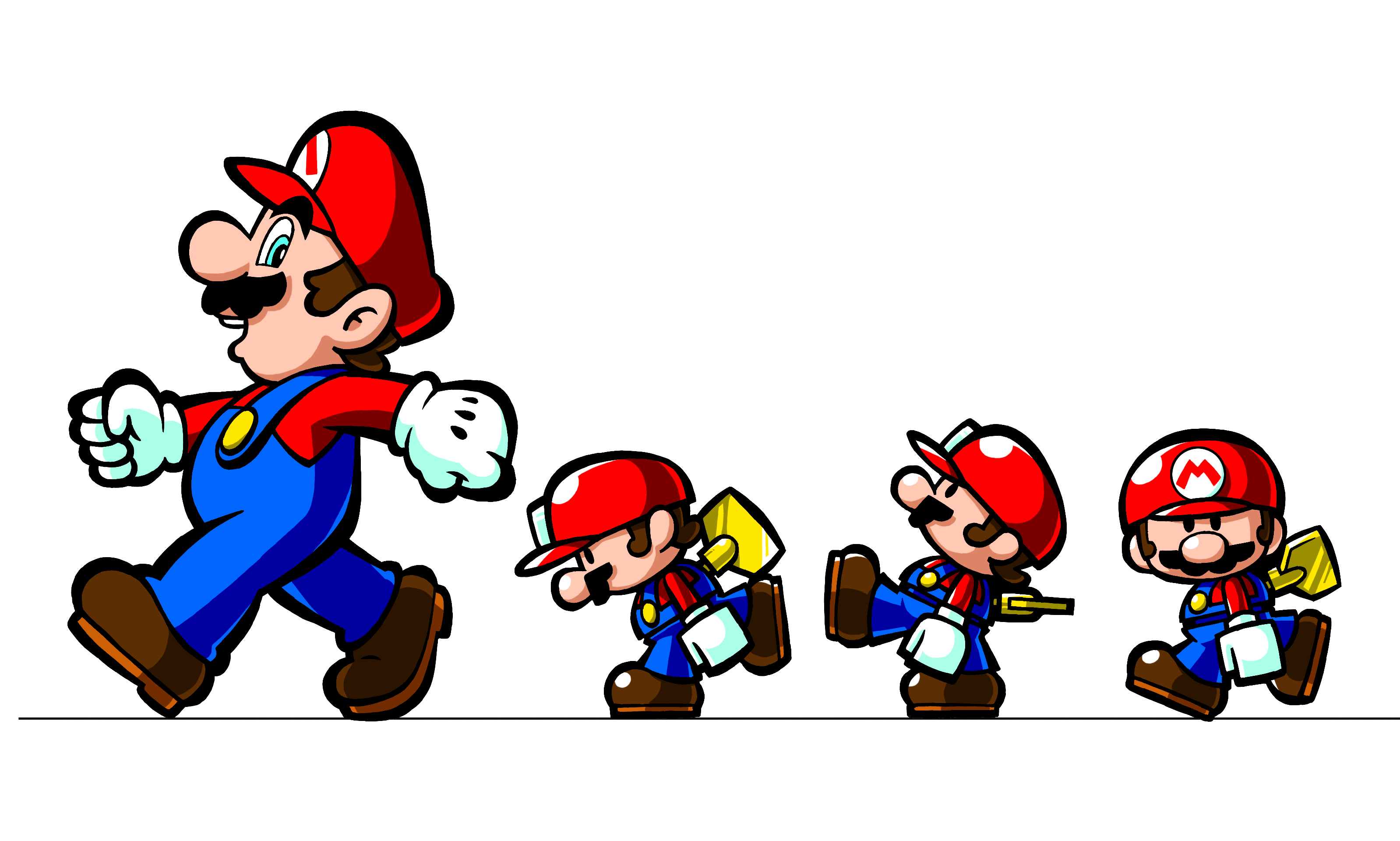 File:Mario&Minis.jpg - Super Mario Wiki, the Mario encyclopedia