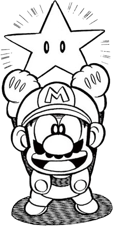 File:Mario with Power Star SMKun.png - Super Mario Wiki, the Mario ...