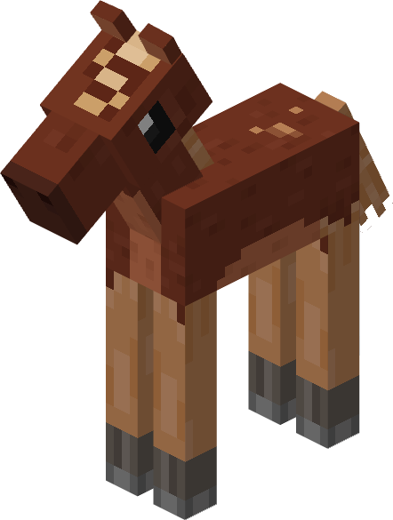 File:Minecraft Mario Mash-Up Horse Chestnut Baby Render.png - Super ...