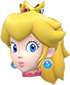 File:Princess Peach (head) - MaS.png - Super Mario Wiki, the Mario ...