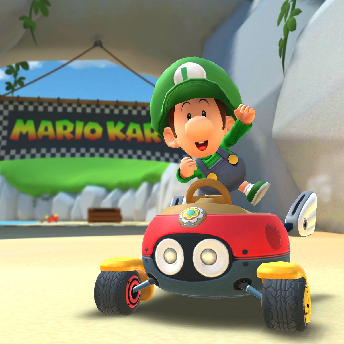 File:MKT Baby Luigi.jpg - Super Mario Wiki, the Mario encyclopedia