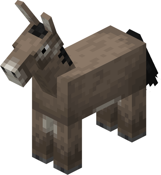 File:Minecraft Donkey.png - Super Mario Wiki, the Mario encyclopedia