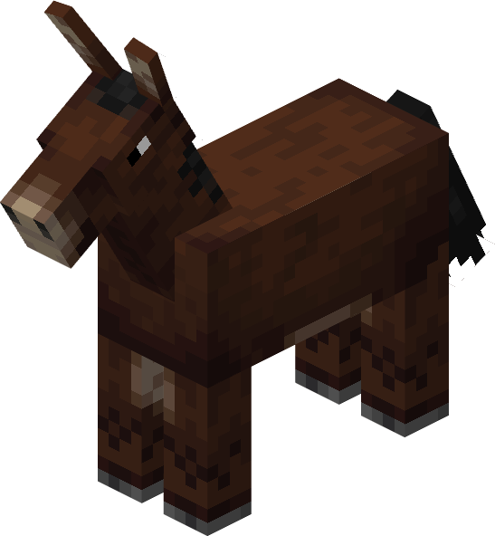 File:Minecraft Mule.png - Super Mario Wiki, the Mario encyclopedia