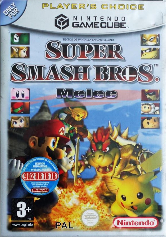 File:Player's Choice SSBM Box ES.jpg - Super Mario Wiki, the Mario ...