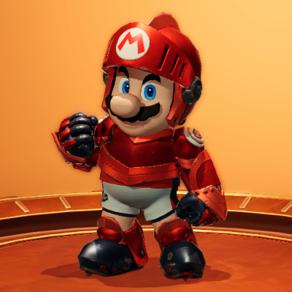 File:Mario (Knight Gear) - Mario Strikers Battle League.png - Super ...