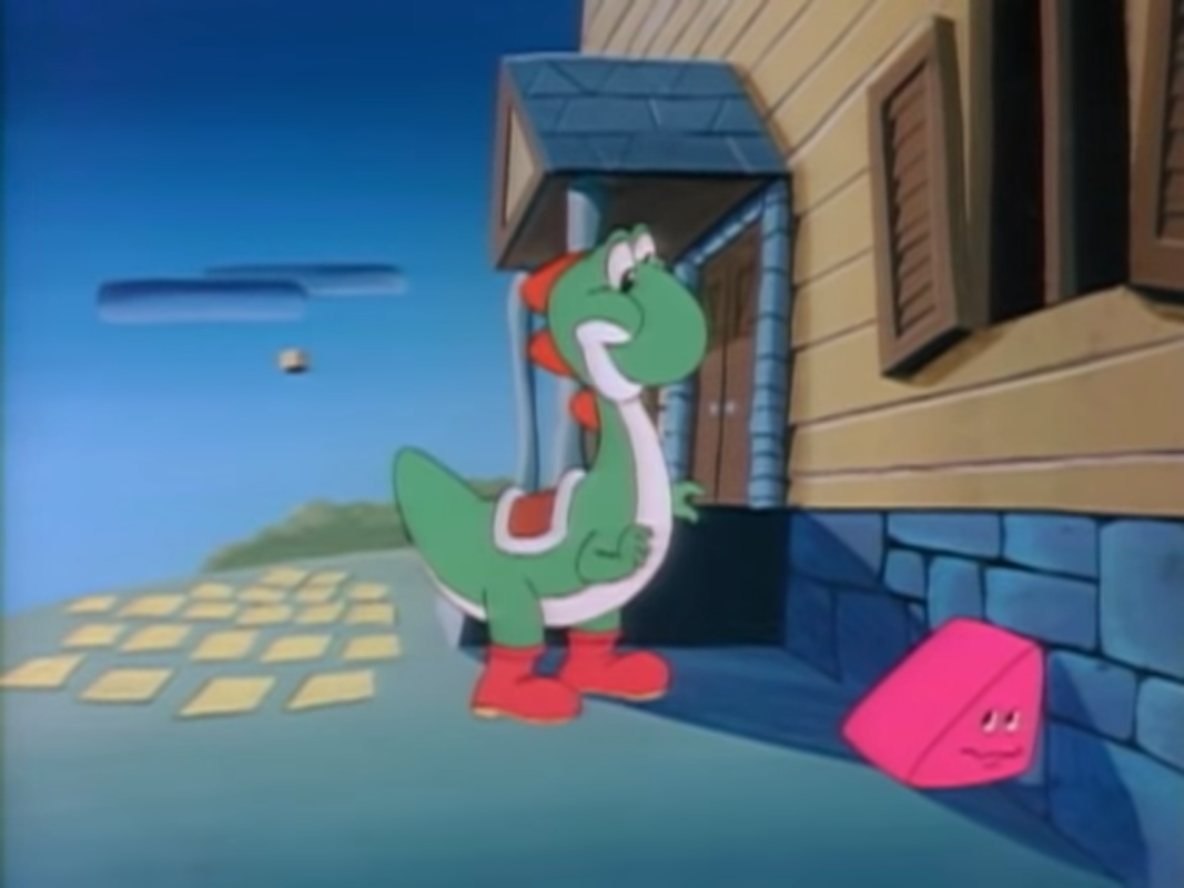 File:SMWCartoonTriangleBlock.png - Super Mario Wiki, the Mario encyclopedia