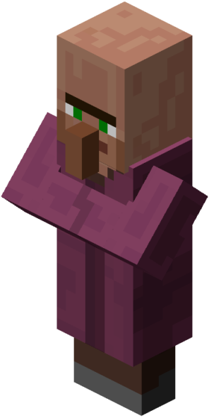 File:Minecraft Old Priest Villager.png - Super Mario Wiki, the Mario ...