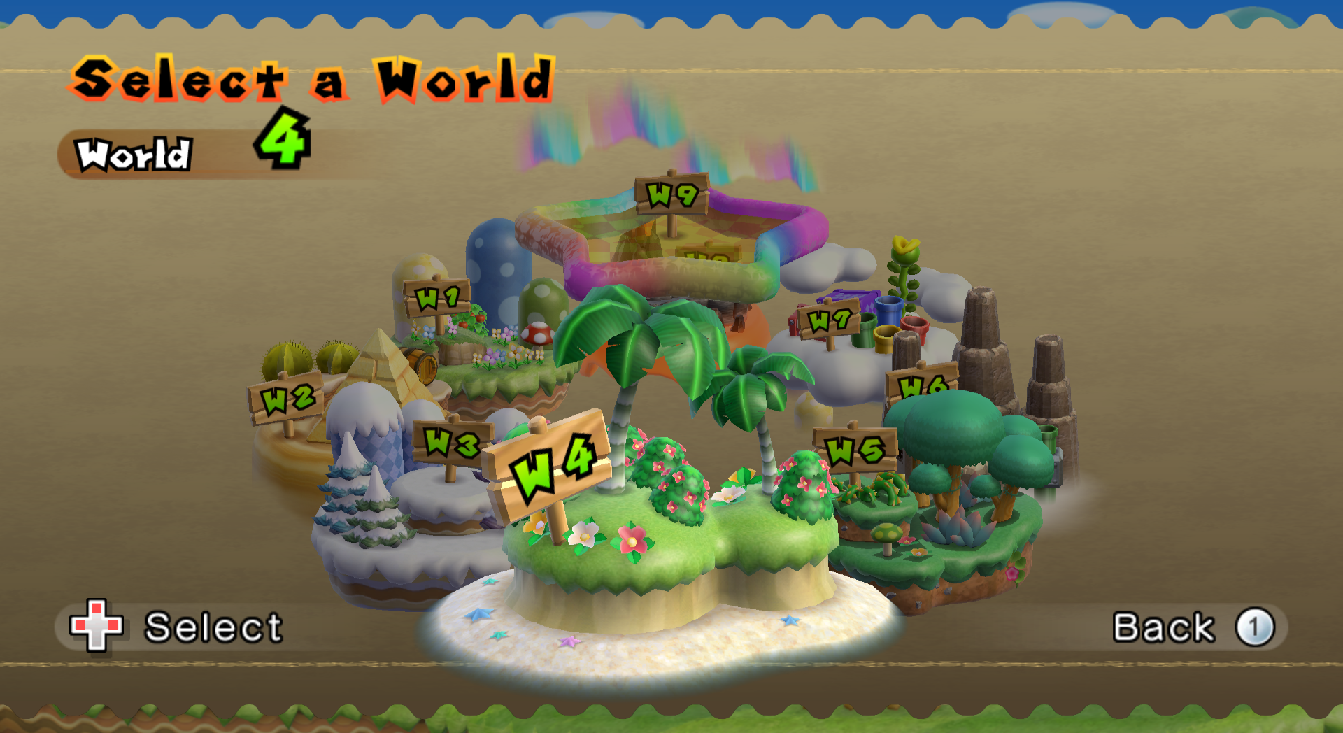 World 4 (New Super Mario Bros. Wii) - Super Mario Wiki, the Mario ...