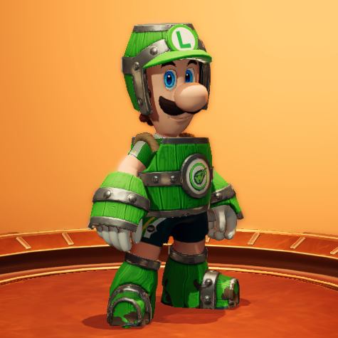 File:Luigi (Barrel Gear) - Mario Strikers Battle League.png - Super ...