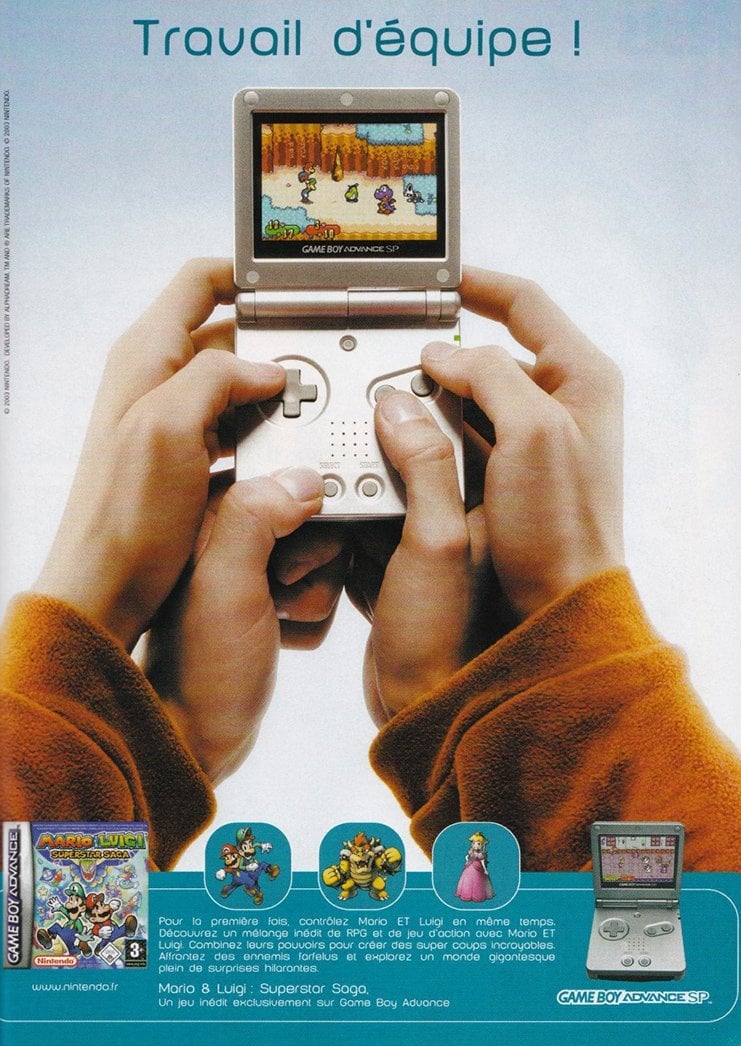 File:MLSS print ad FRA.jpg - Super Mario Wiki, the Mario encyclopedia