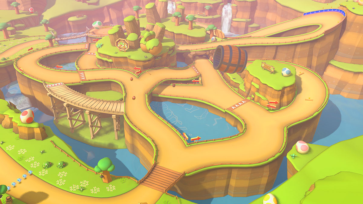 File:MKT N64 Yoshi Valley overhead view.jpg - Super Mario Wiki, the ...